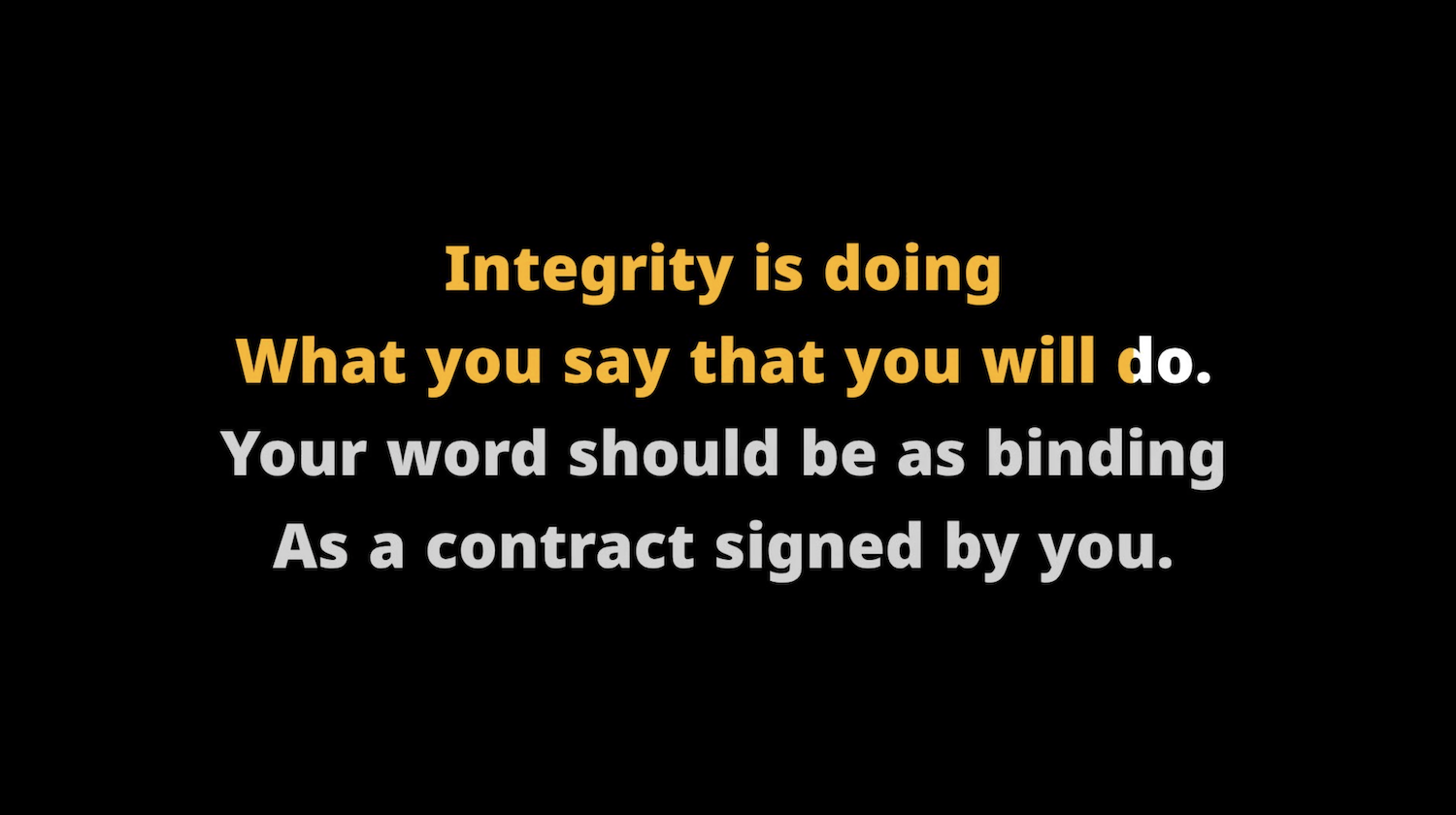Integrity - Classroom Classics